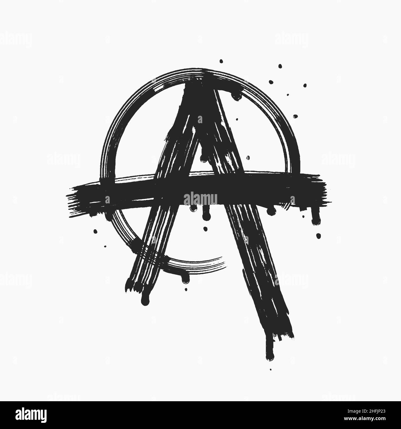 Anarchy revolution symbol freedom rock immagini e fotografie stock ad ...