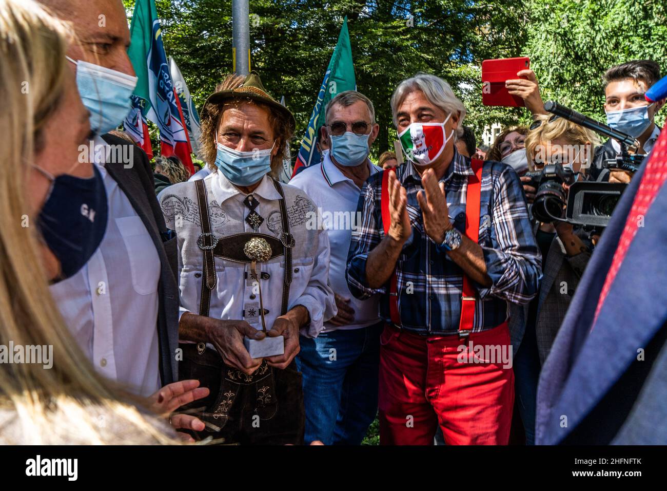 Foto Matteo Groppo/LaPresse 03 settembre 2020 Bolzano, Italia politica ...