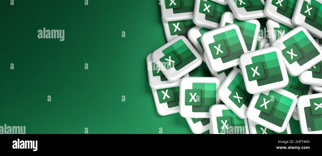 Microsoft logo excel immagini e fotografie stock ad alta risoluzione ...