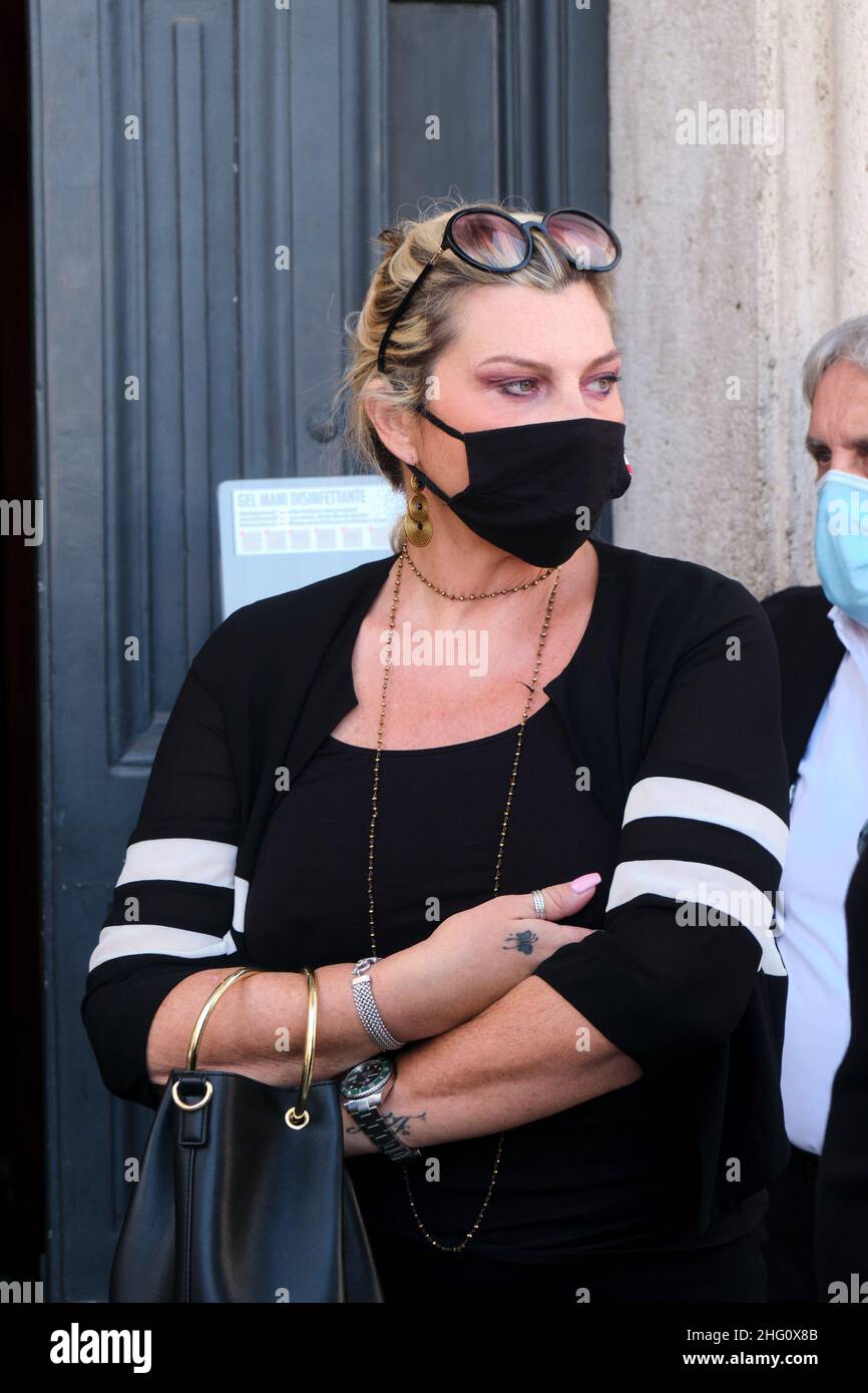 Mauro Scrobogna /LaPresse 17 agosto 2021 Roma, Italia News Funerale di ...