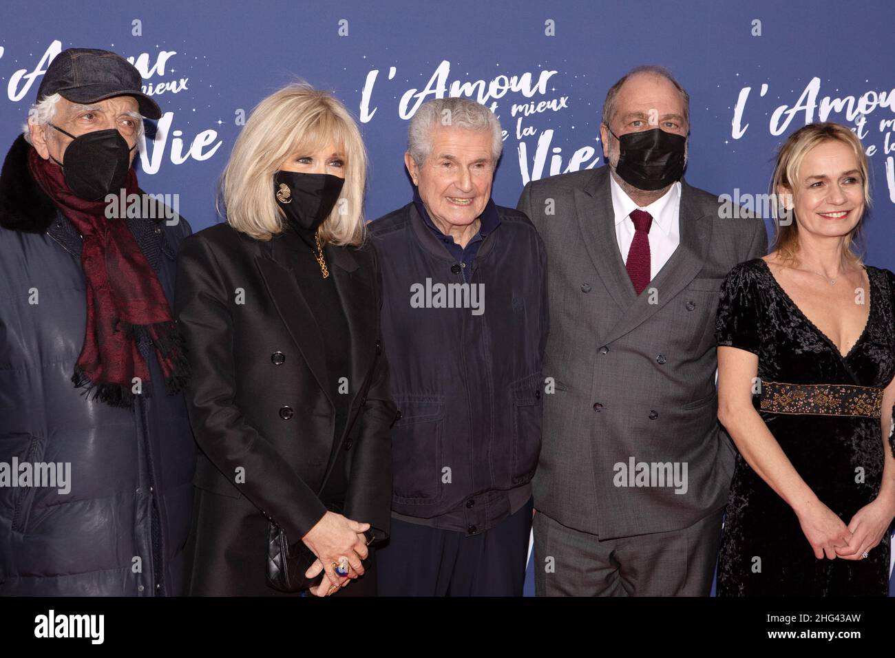 Parigi, Francia, il 17 gennaio 2022, Anteprima del film l'Amour c'est ...