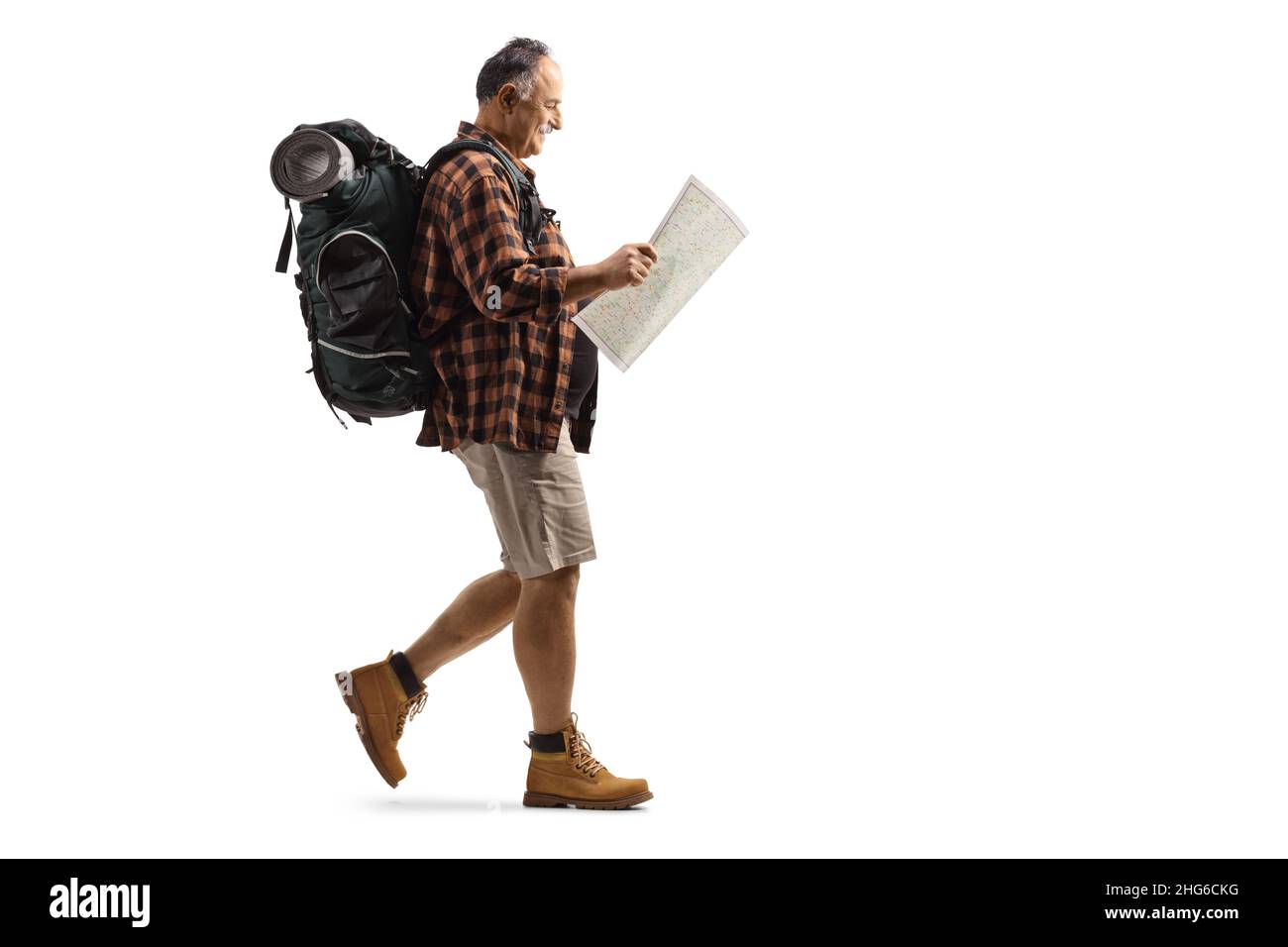 Leggendo la mappa turistica Immagini senza sfondo e Foto Stock ...