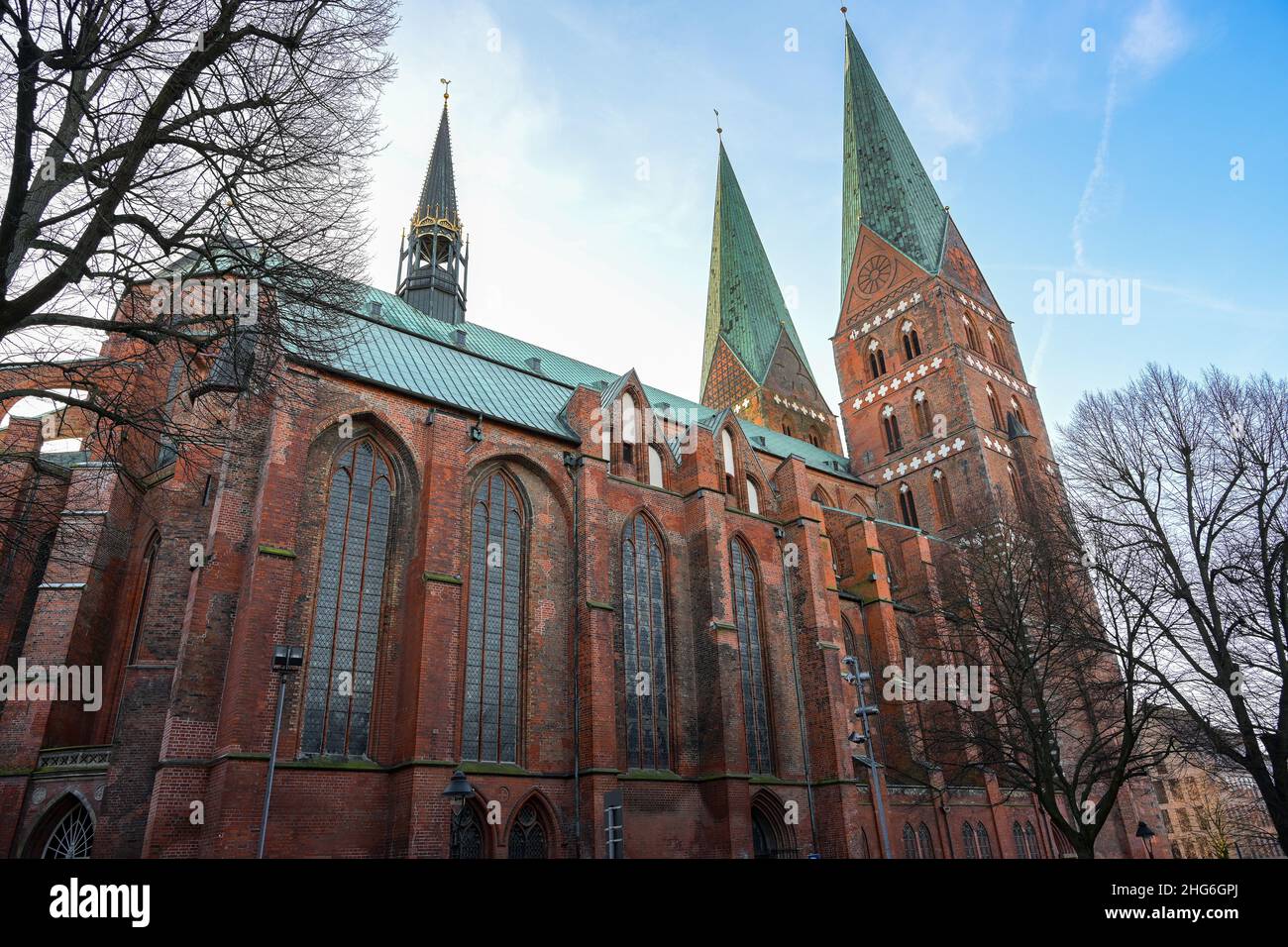 Lubeck Marienkirche (St Mary's Church), una storica basilica gotica in ...