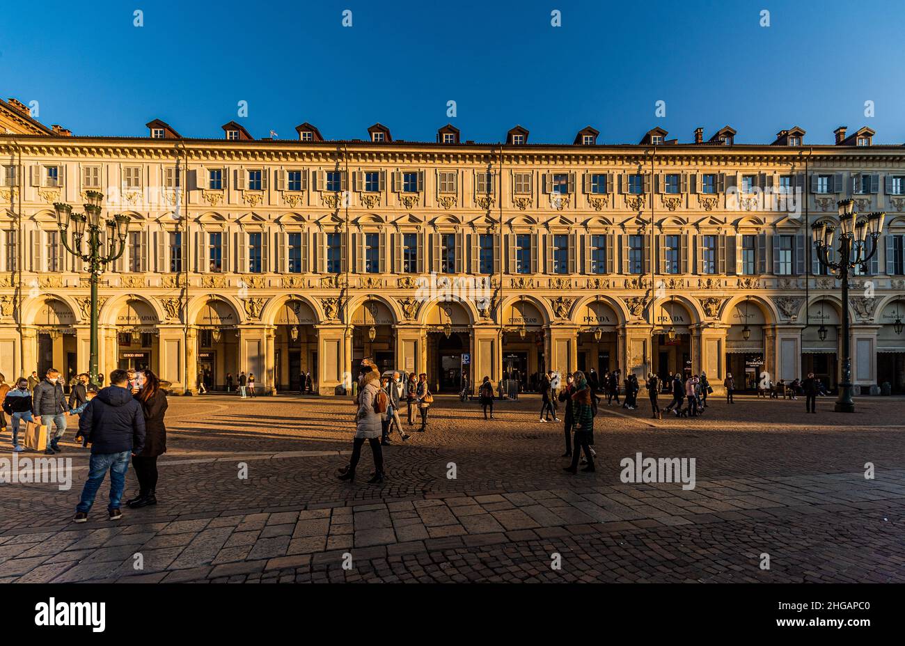 Arcade at piazza san carlo immagini e fotografie stock ad alta ...