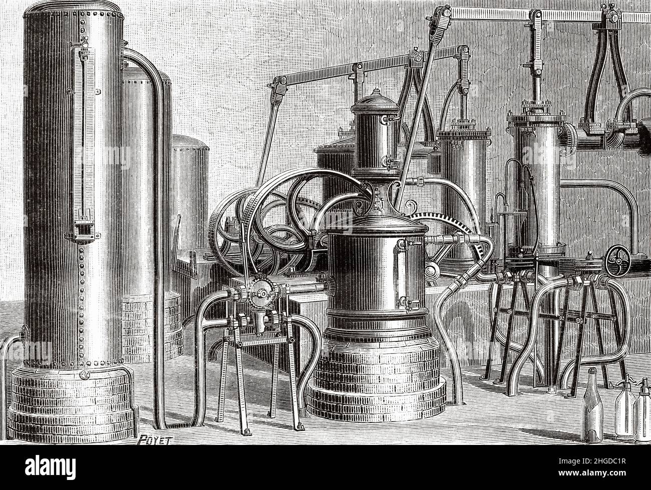 Pompe di mandata ed aspirazione destinate a far passare l'aria sulla ...