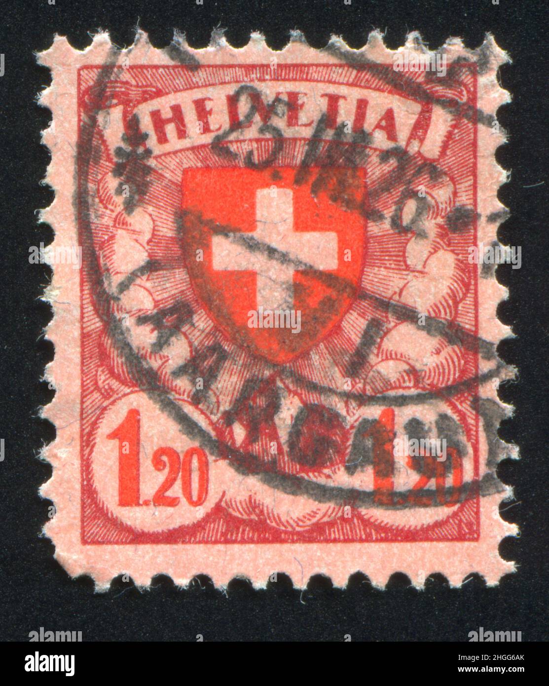 Svizzera circa 1924: francobollo immagini e fotografie stock ad alta ...