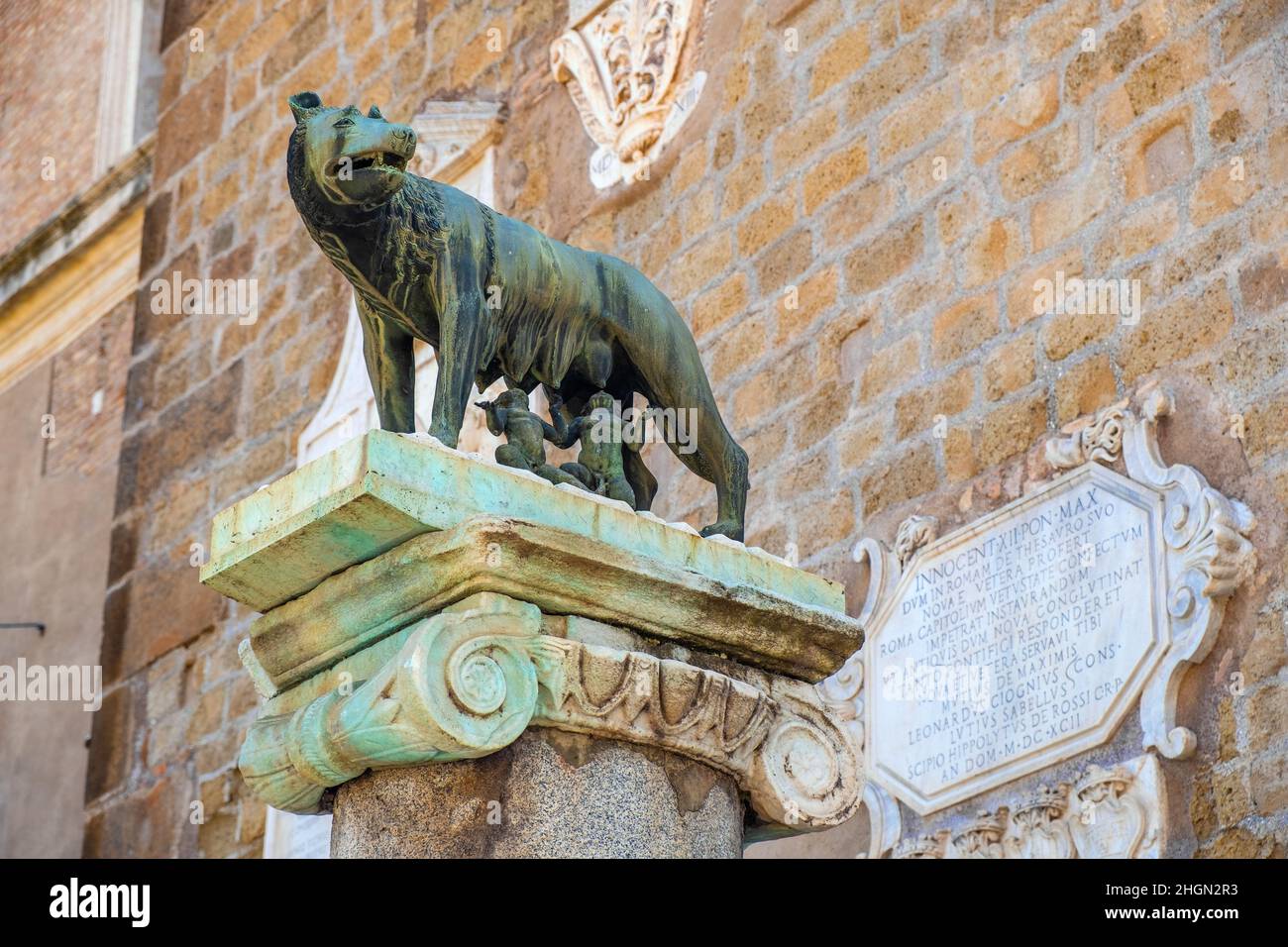 Roma, Italia - 25 maggio 2018: Lupa Capitolina, lupo Capitolino ...