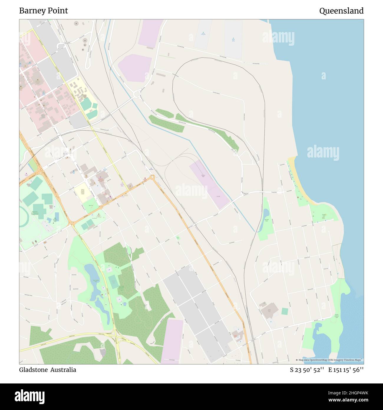Barney Point, Gladstone, Australia, Queensland, S 23 50' 52'', e 151 15 ...