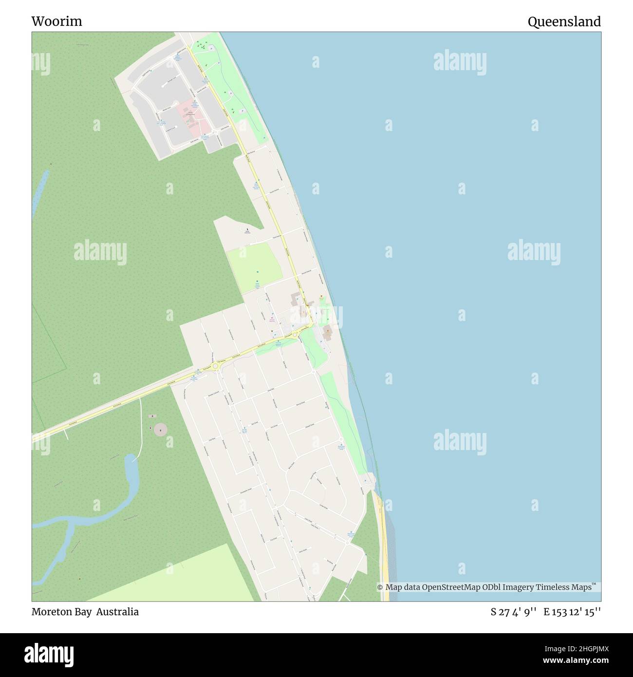 Woorim, Moreton Bay, Australia, Queensland, S 27 4' 9'', e 153 12' 15 ...