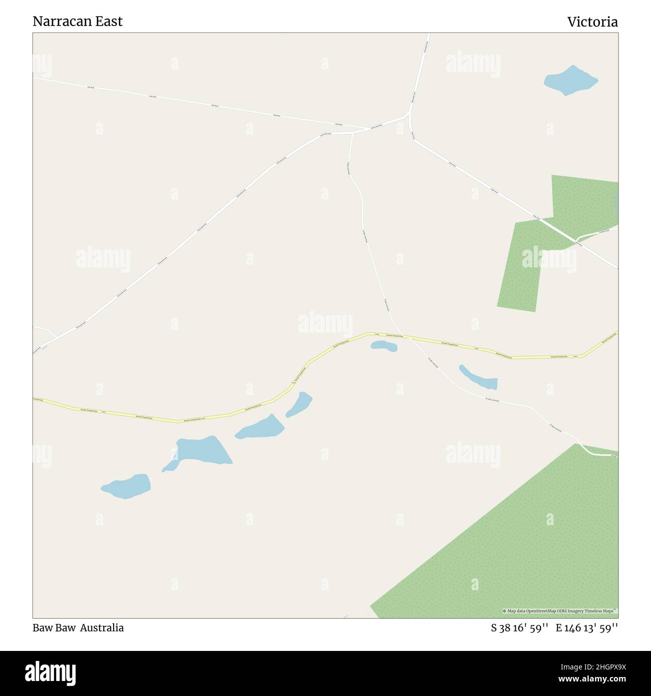 Narracan East, Baw Baw, Australia, Victoria, S 38 16' 59'', e 146 13 ...