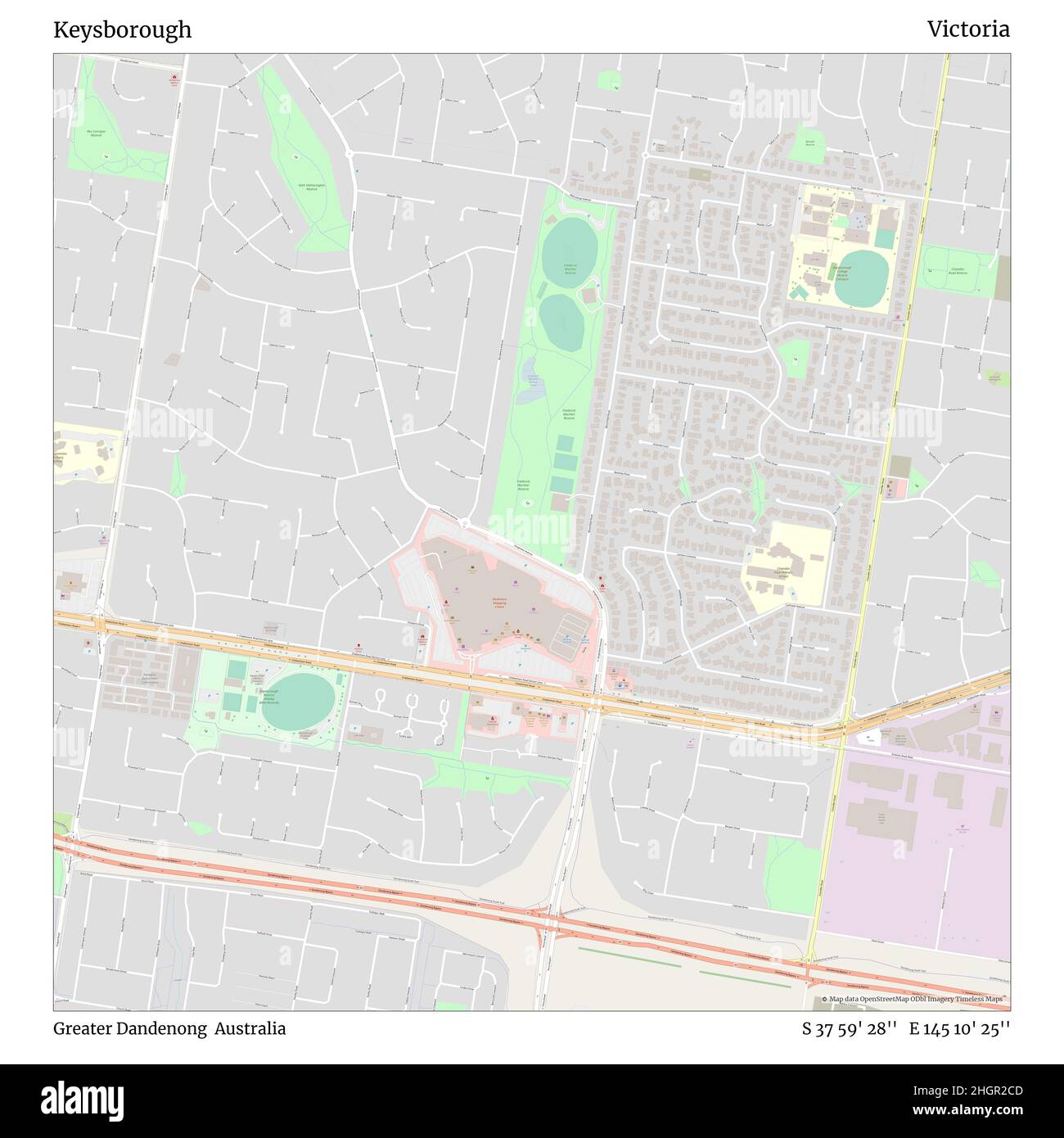 Keysborough, Greater Dandenong, Australia, Victoria, S 37 59' 28'', e ...