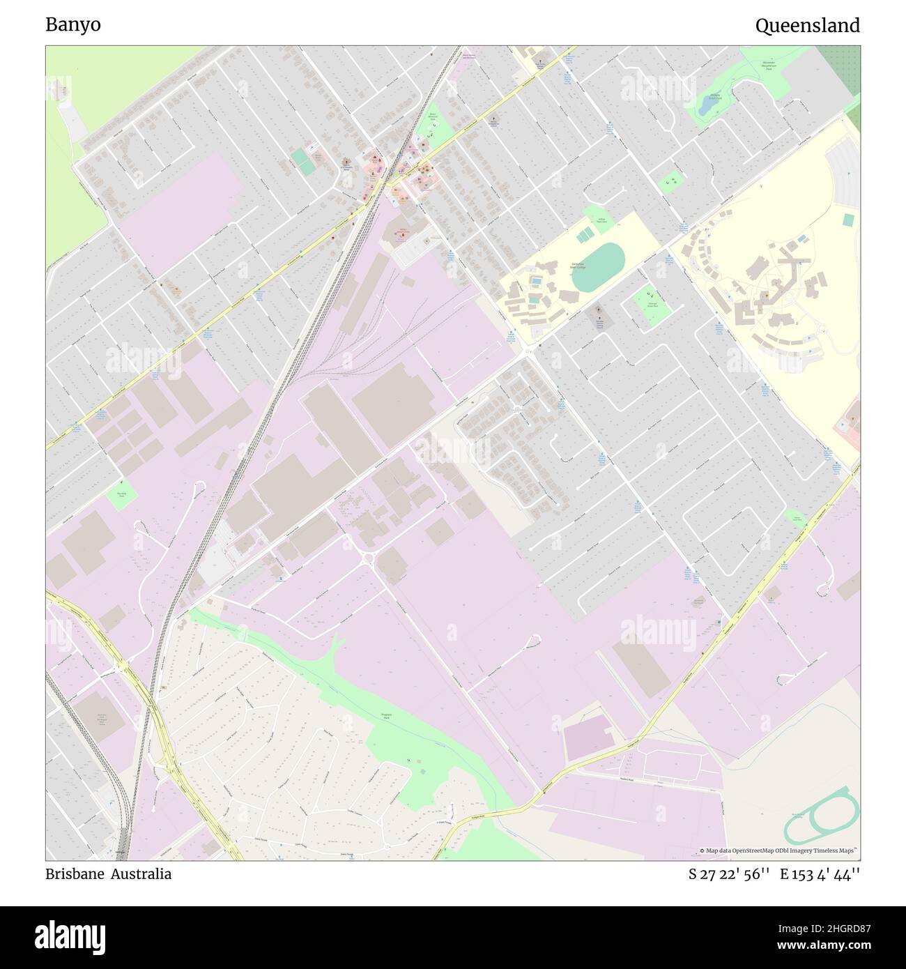 Banyo, Brisbane, Australia, Queensland, S 27 22' 56'', e 153 4' 44 ...