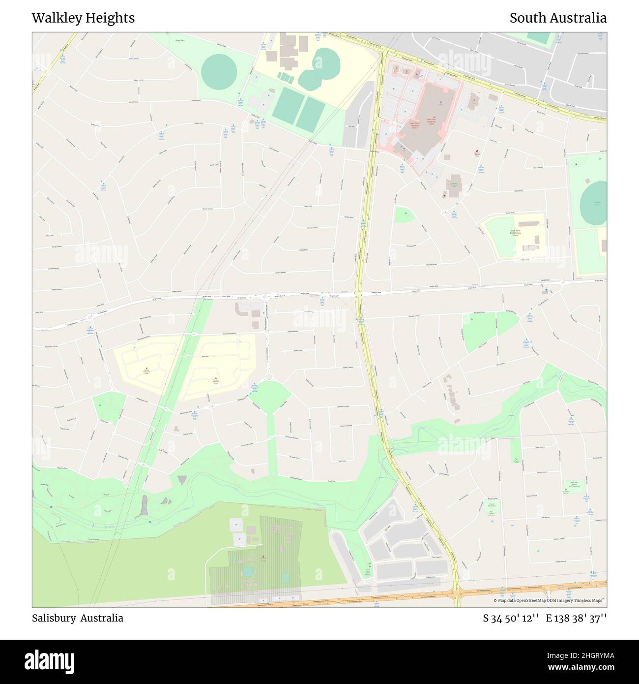 Walkley Heights, Salisbury, Australia, South Australia, S 34 50' 12 ...