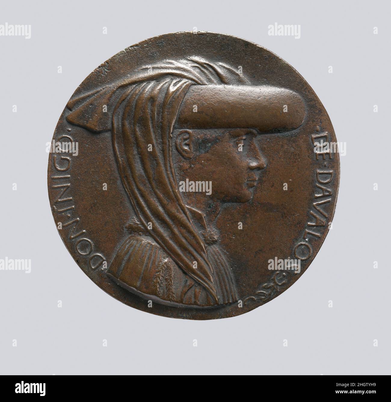 Medaglia ritratto di Don Inigo d'Avalos (obverso); sfera che ...