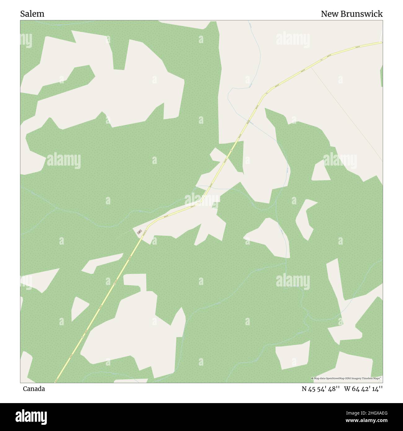 Nuova mappa di salem Immagini senza sfondo e Foto Stock ritagliate - Alamy