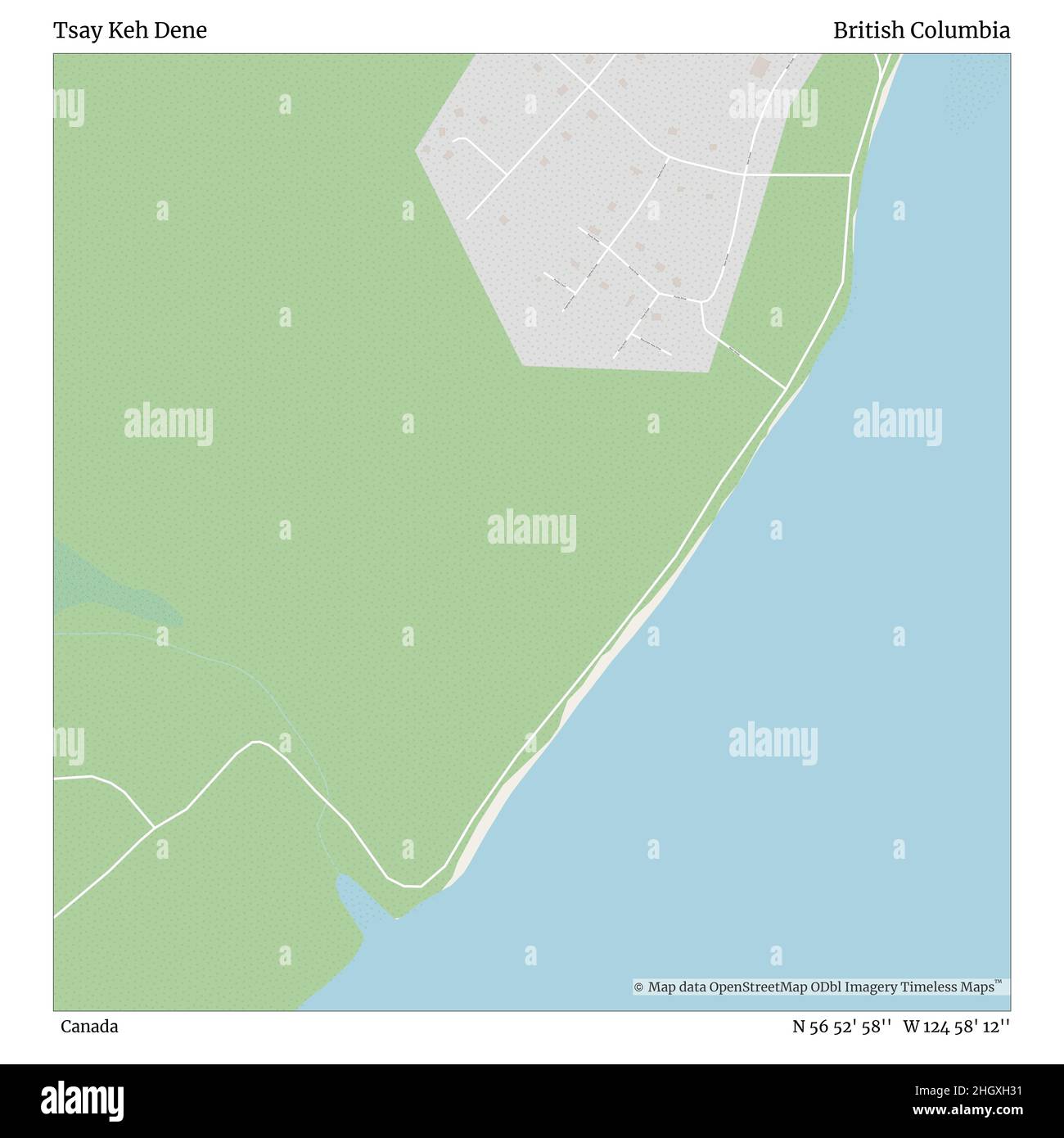 Tsay Keh Dene, Canada, British Columbia, N 56 52' 58'', W 124 58' 12 ...