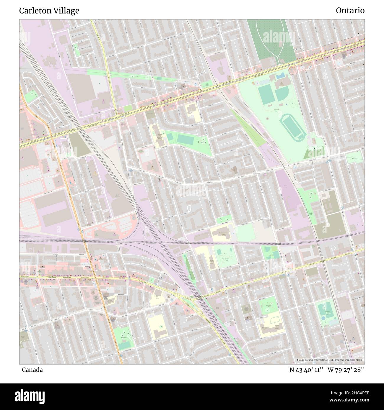 Mappa di carleton place immagini e fotografie stock ad alta risoluzione ...