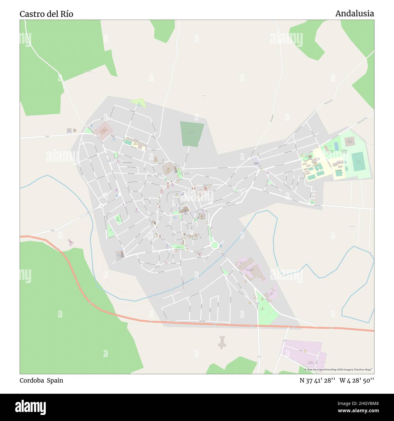Mappa di castro del rio spagna immagini e fotografie stock ad alta ...