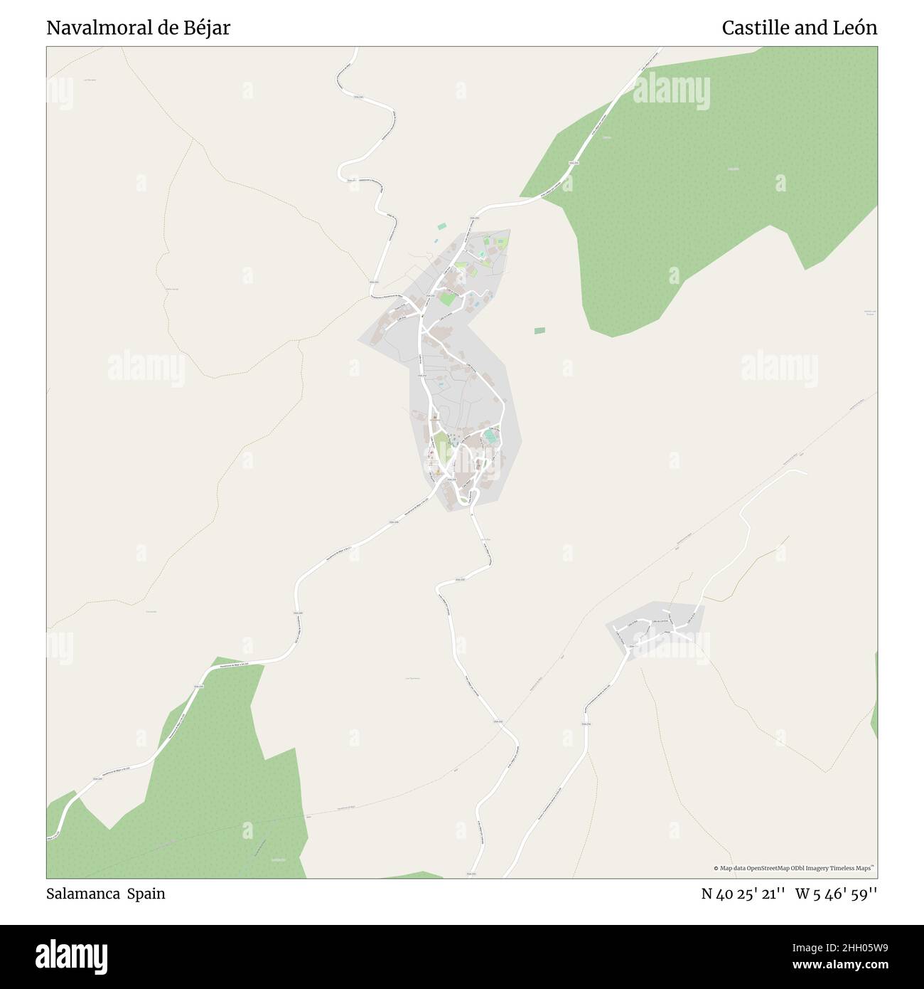 Mappa di bejar spagna immagini e fotografie stock ad alta risoluzione ...