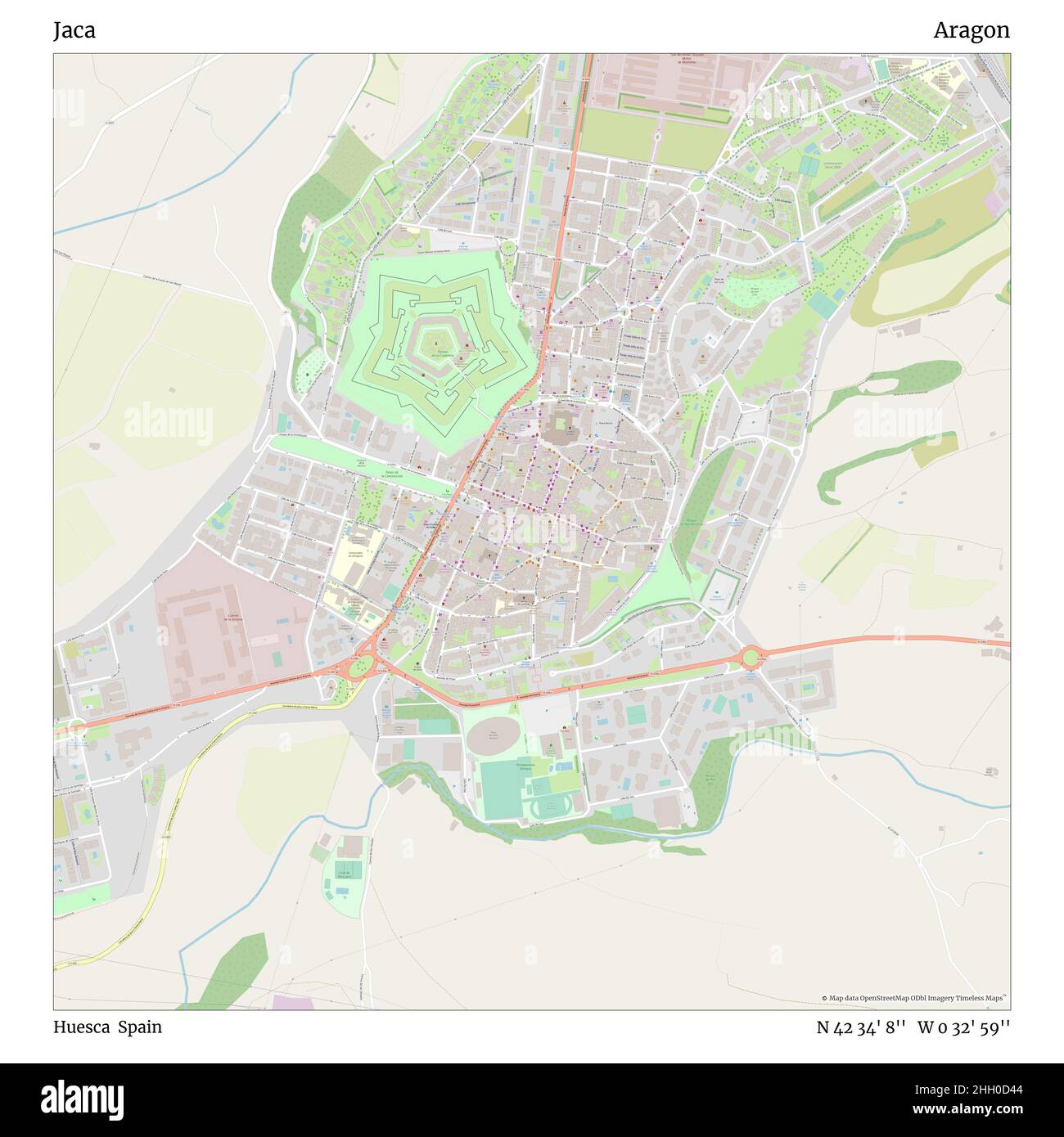Mappa di jaca spagna immagini e fotografie stock ad alta risoluzione ...