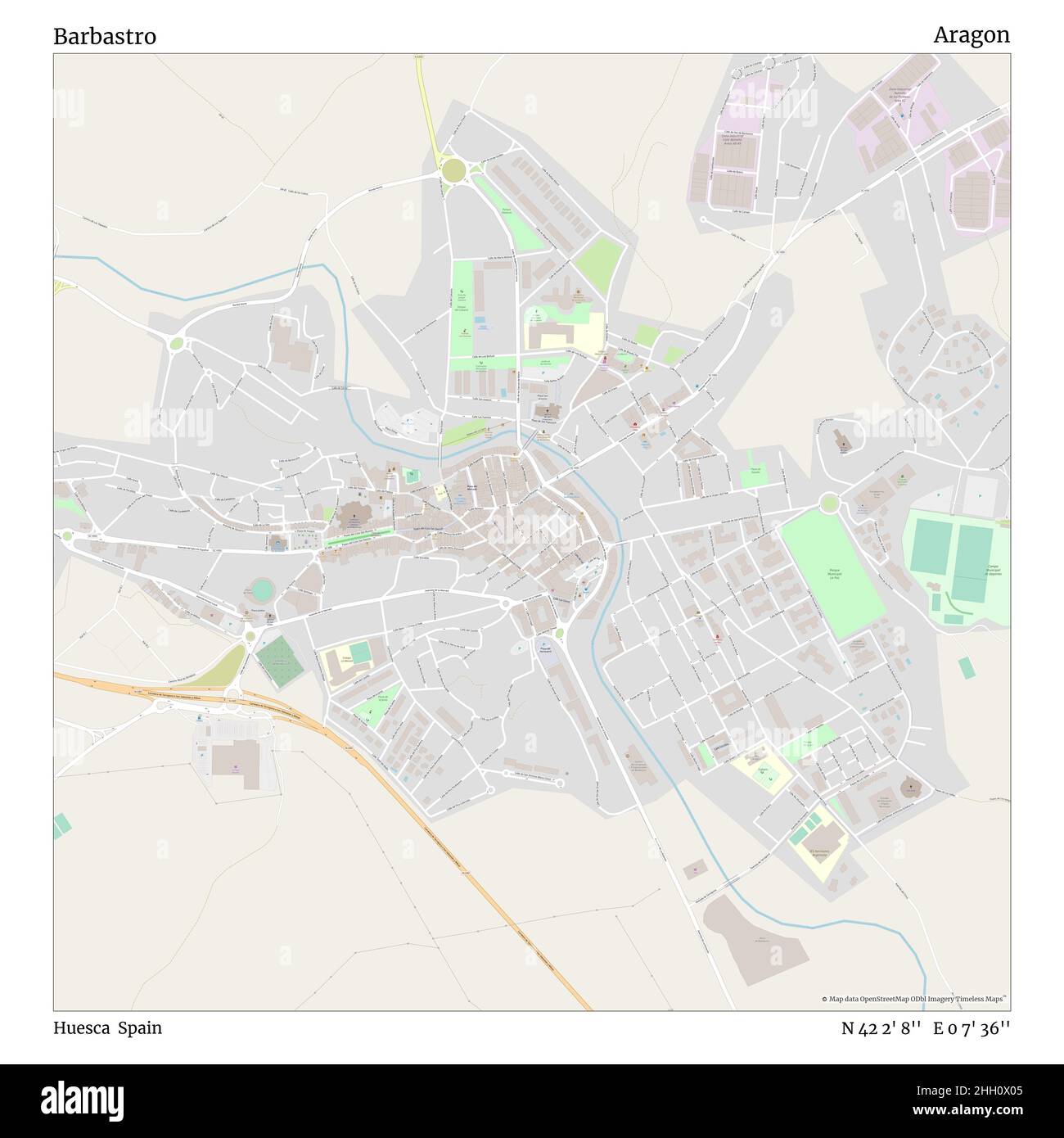 Mappa di barbastro spagna Immagini senza sfondo e Foto Stock ritagliate ...