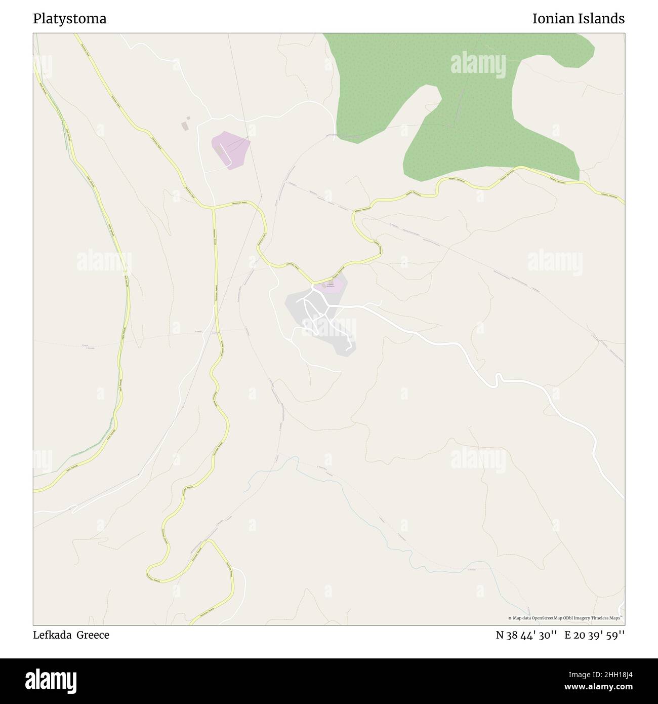 Map of lefkada immagini e fotografie stock ad alta risoluzione - Alamy