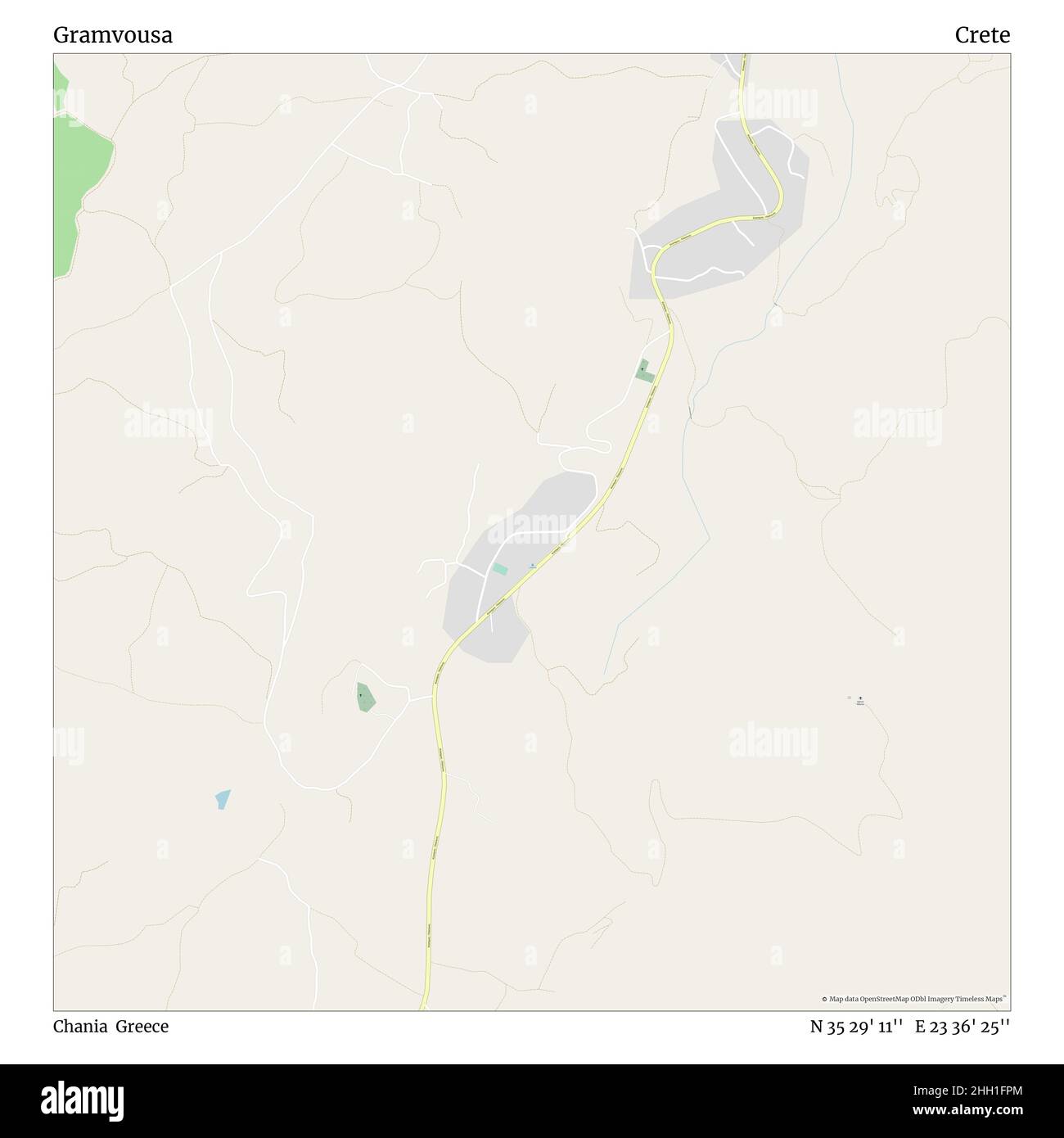 Gramvousa, Chania, Grecia, Creta, N 35 29' 11'', e 23 36' 25''', mappa ...