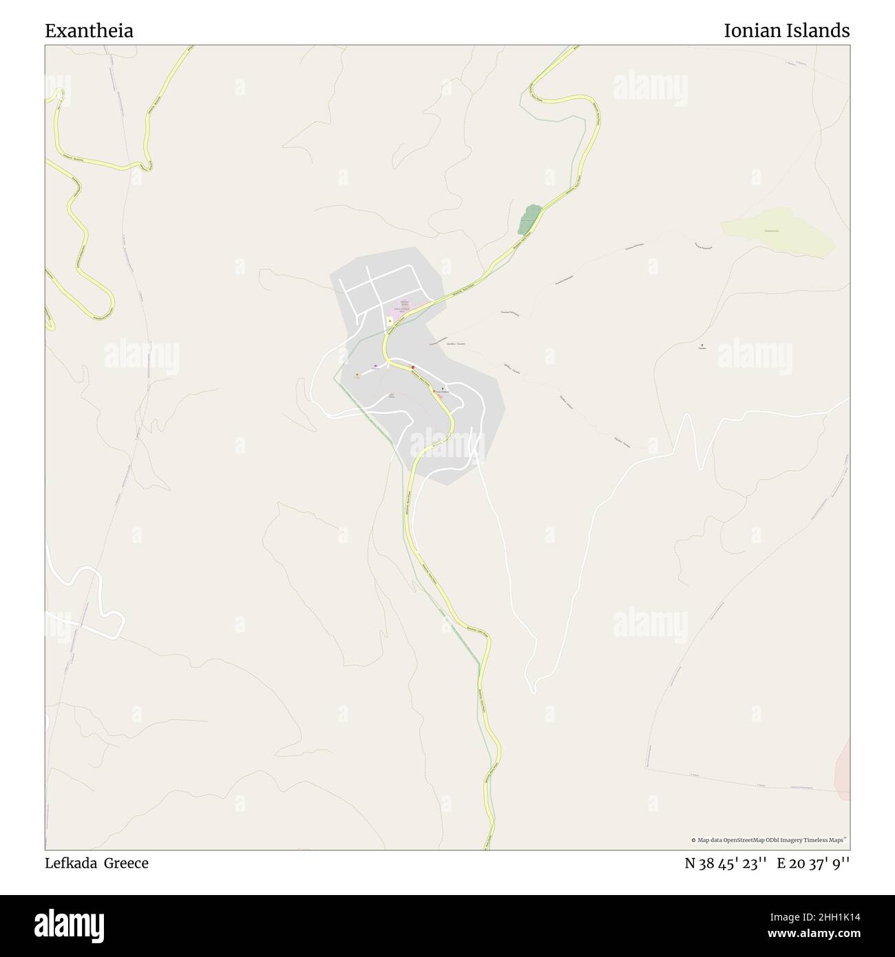 Map of lefkada immagini e fotografie stock ad alta risoluzione - Alamy