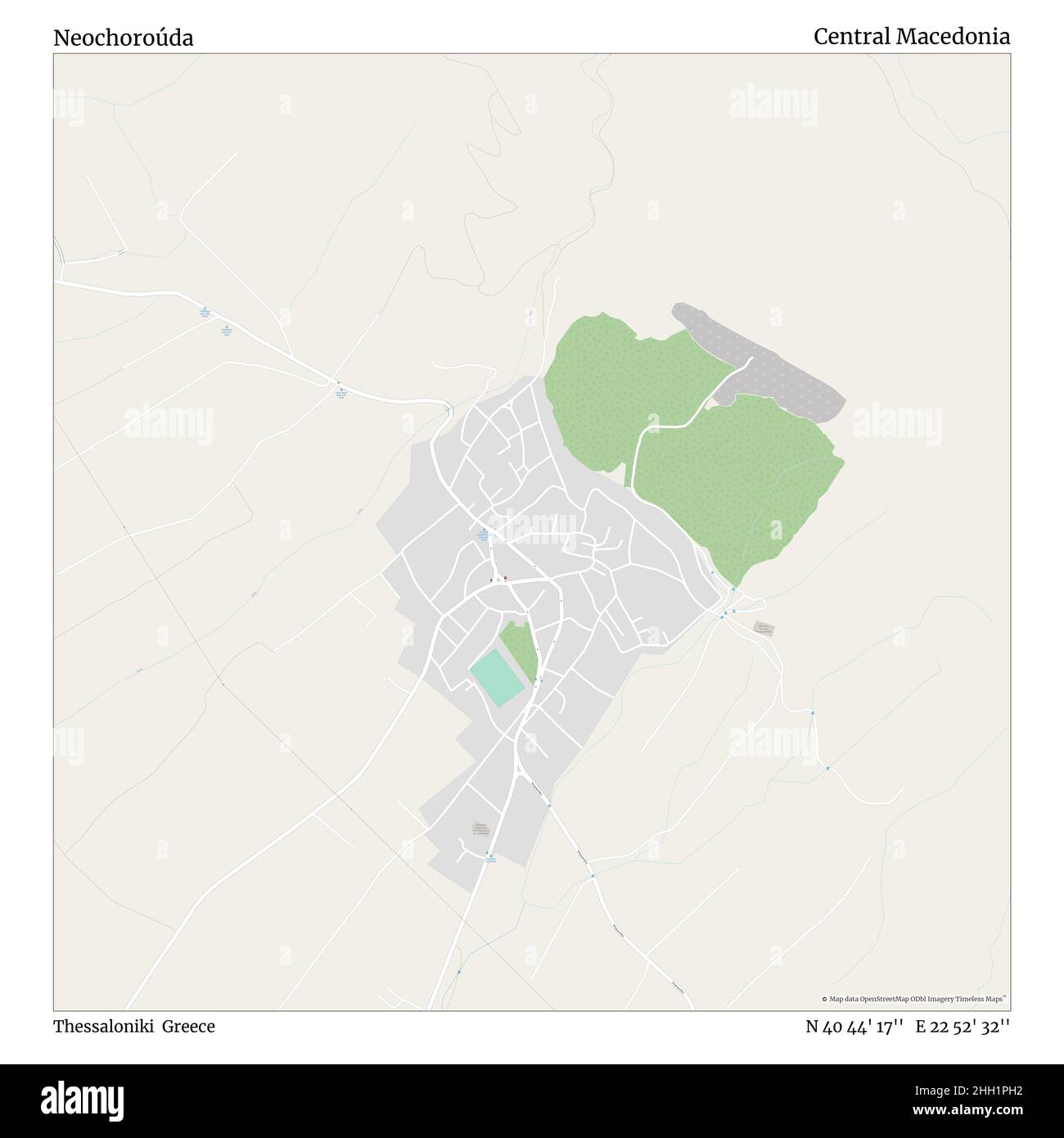 Neochoroúda, Salonicco, Grecia, Macedonia centrale, N 40 44' 17'', e 22 ...