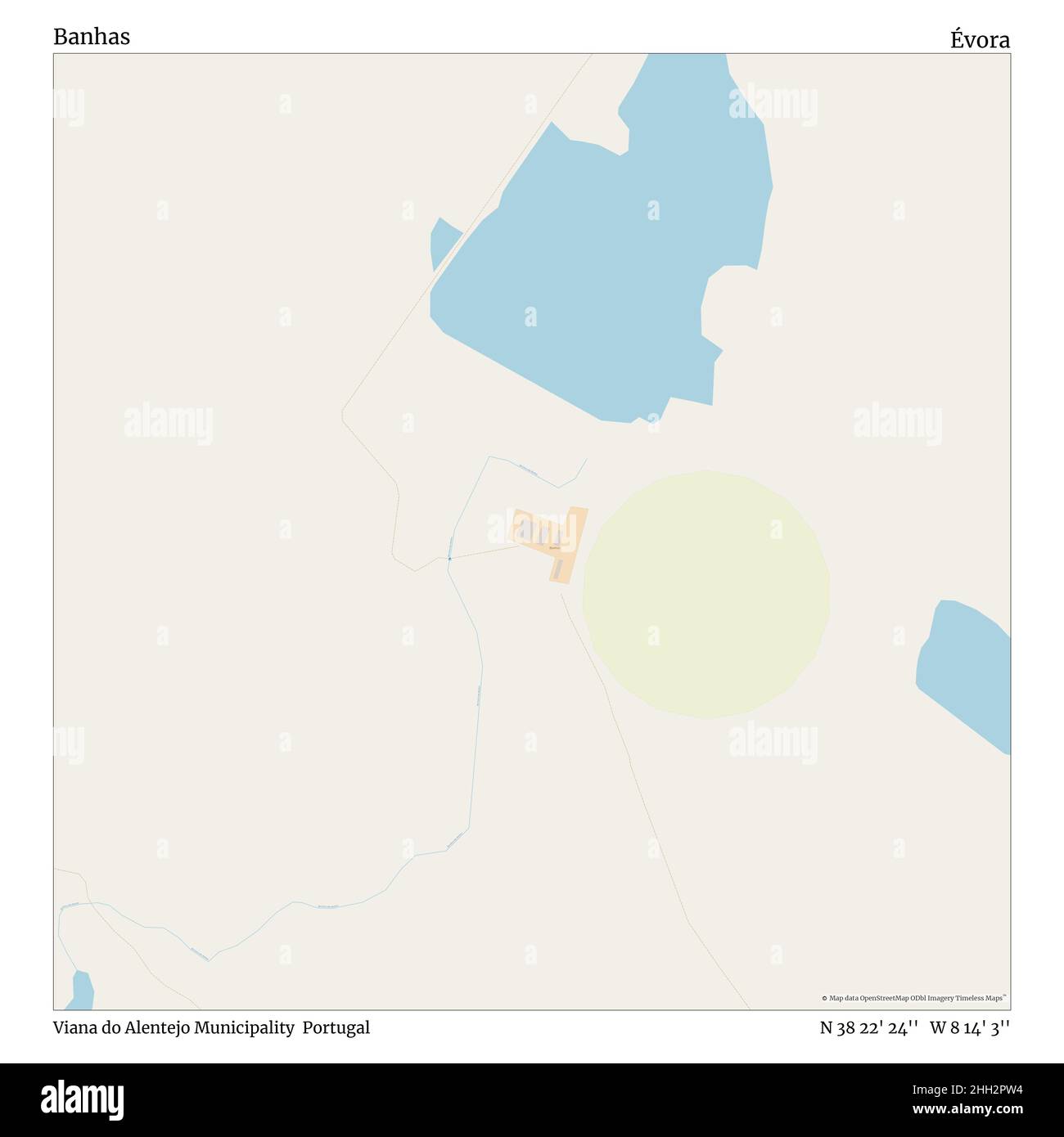 Banhas, Viana do Alentejo Municipality, Portugal, Évora, N 38 22' 24 ...