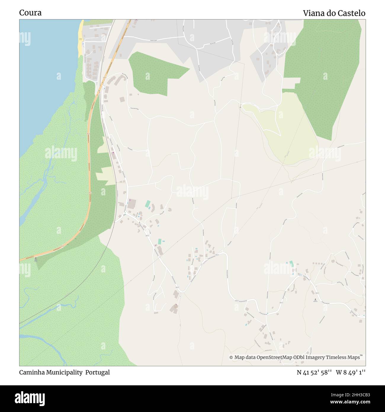 Mappa di caminha portogallo immagini e fotografie stock ad alta ...