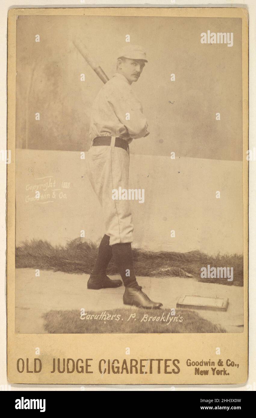 Robert Lee Caruthers, Pitcher, Brooklyn, dalla serie Old Judge ...