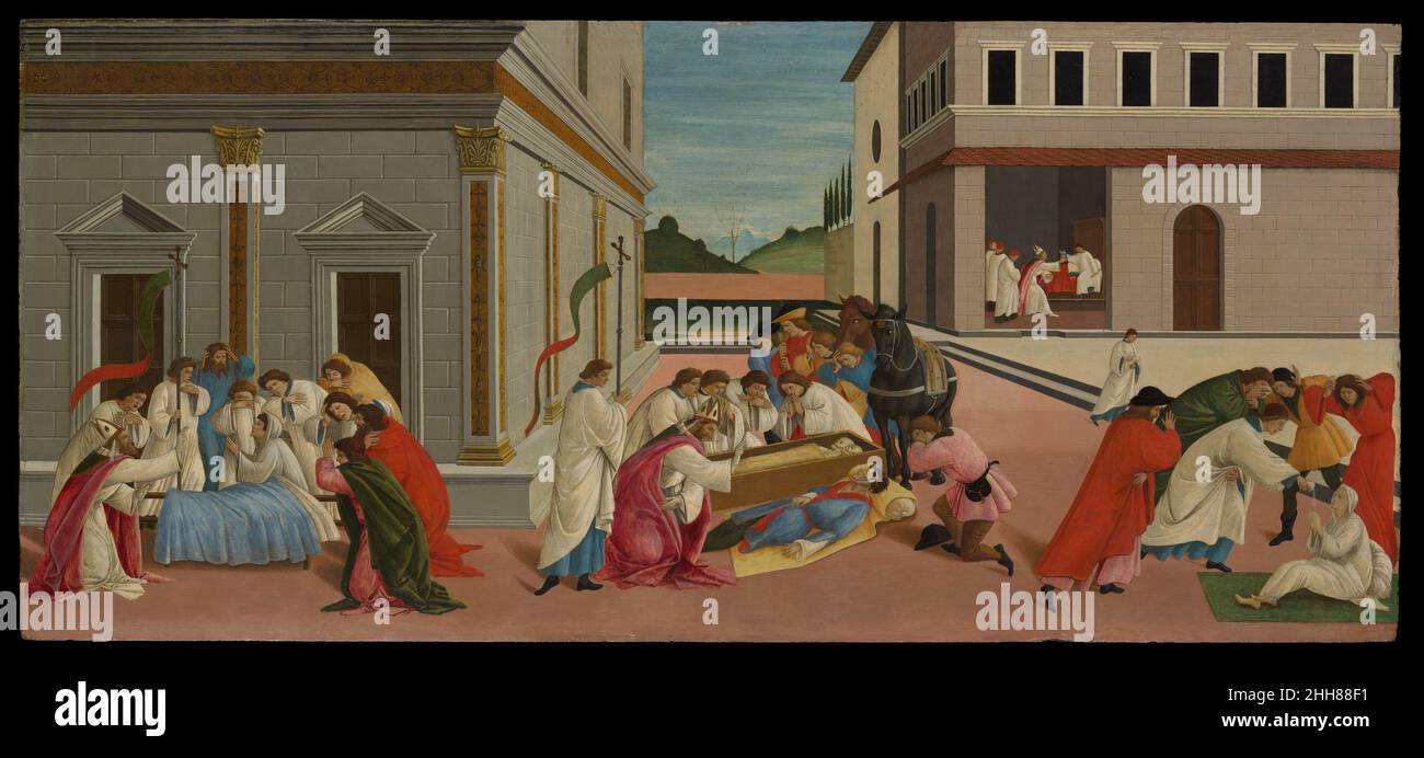 Tre Miracoli di San Zenobius ca. 1500 Botticelli (Alessandro di Mariano ...