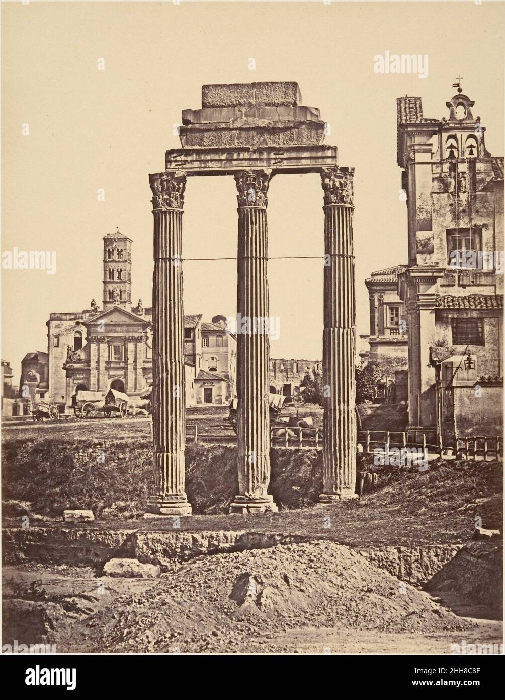 Rovine del Foro 1848–52 Eugène Constant French Constant, che si associò ...