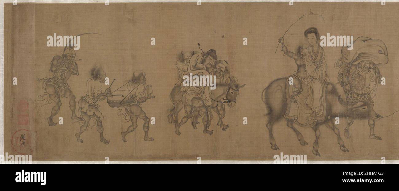 Il Demon Queller Zhong Kui dando la sua sorella via in matrimonio Yan ...