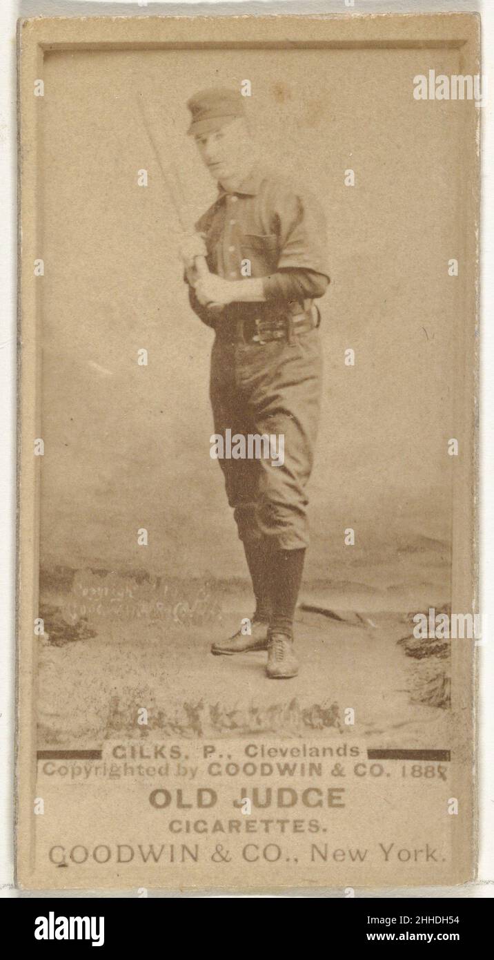 Robert James 'Bob' Gilks, Pitcher, Cleveland, della serie Old Judge ...