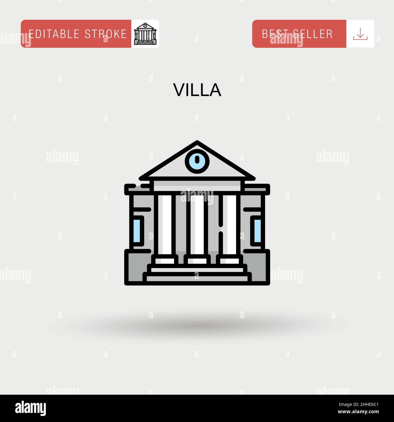 Icona di villa immagini e fotografie stock ad alta risoluzione - Alamy