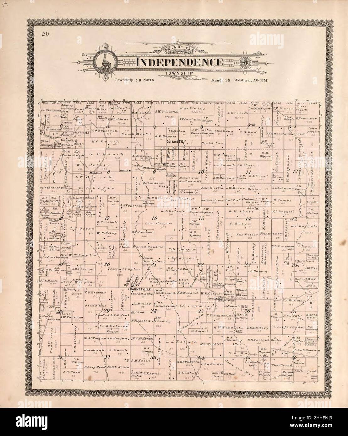 Standard atlas of Macon County, Missouri - incluso un libro plat dei ...