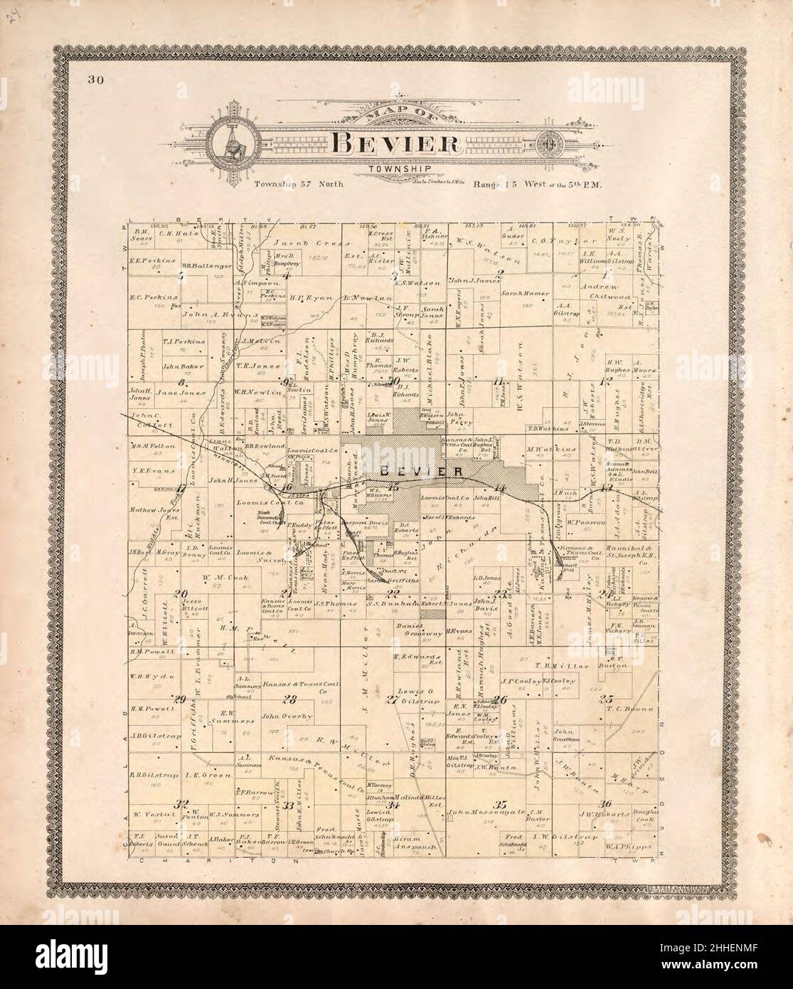 Standard atlas of Macon County, Missouri - incluso un libro plat dei ...