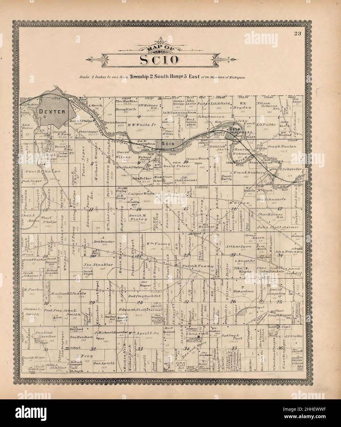 Standard atlas of Washtenaw County, Michigan - incluso un libro plat ... Standard atlas of Washtenaw County, Michigan - incluso un libro plat ...