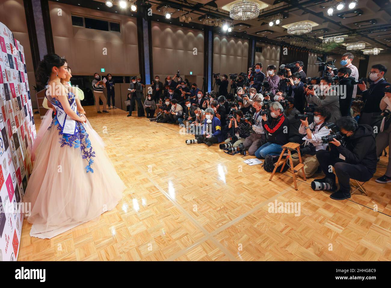 Cerimonia finale di giudizio e premiazione del '54th Miss Japan Contest ...