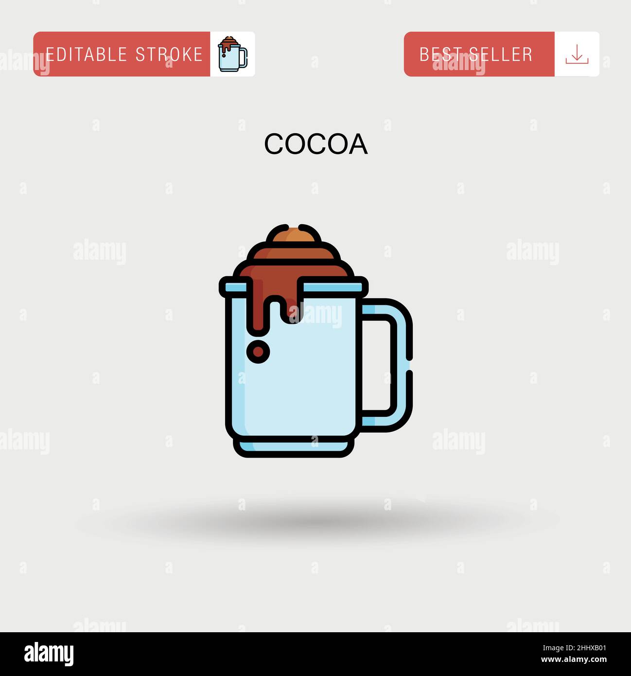 Fava di cacao disegno Immagini Vettoriali Stock - Alamy