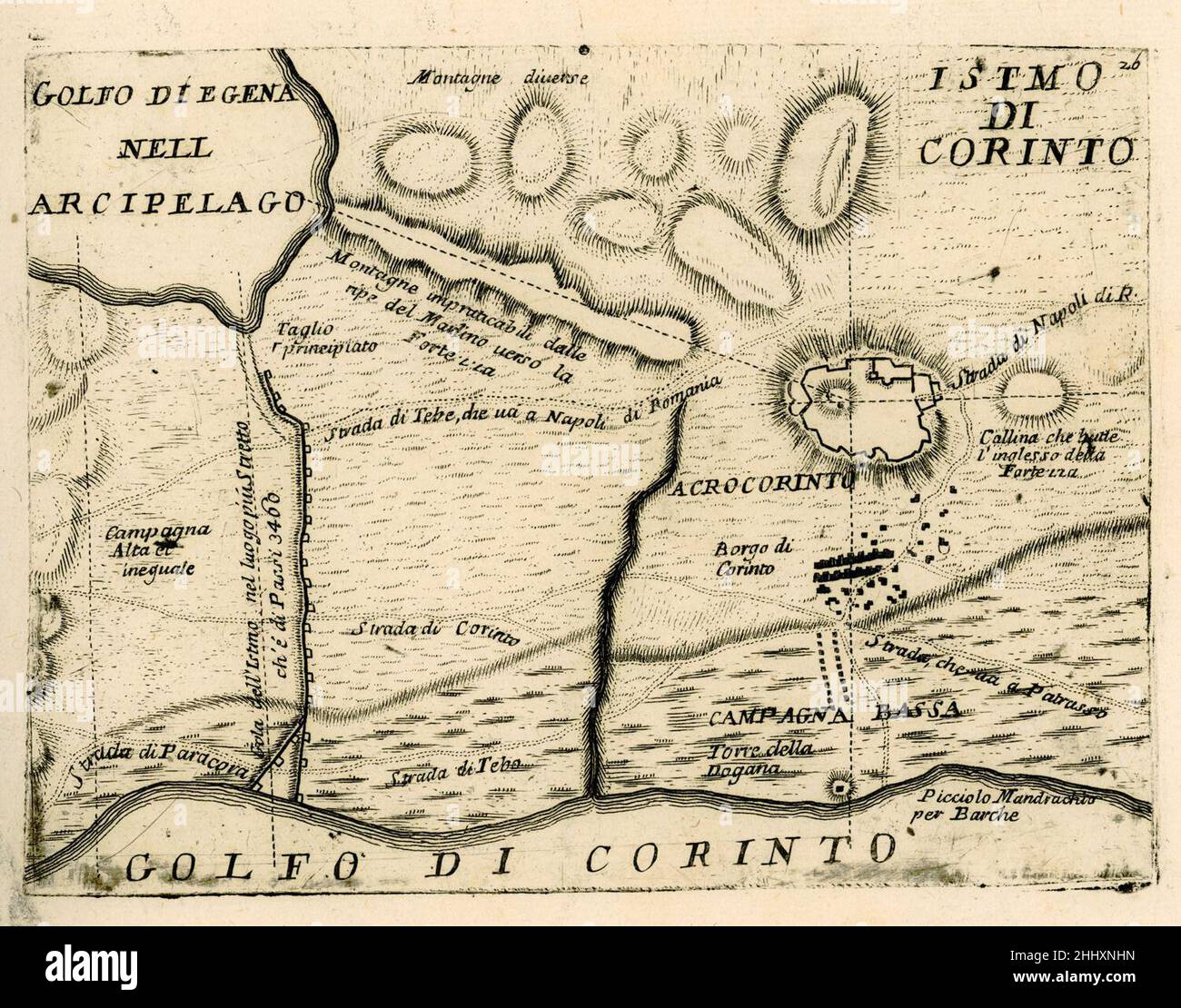 Mappa Di Corinto Immagini e Fotos Stock - Alamy