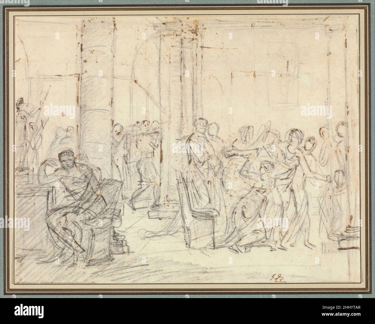 Drawing by jacques louis david immagini e fotografie stock ad alta ...