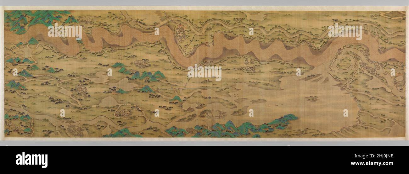 Diecimila miglia lungo il Fiume giallo databile a 1690–1722 artista non ...