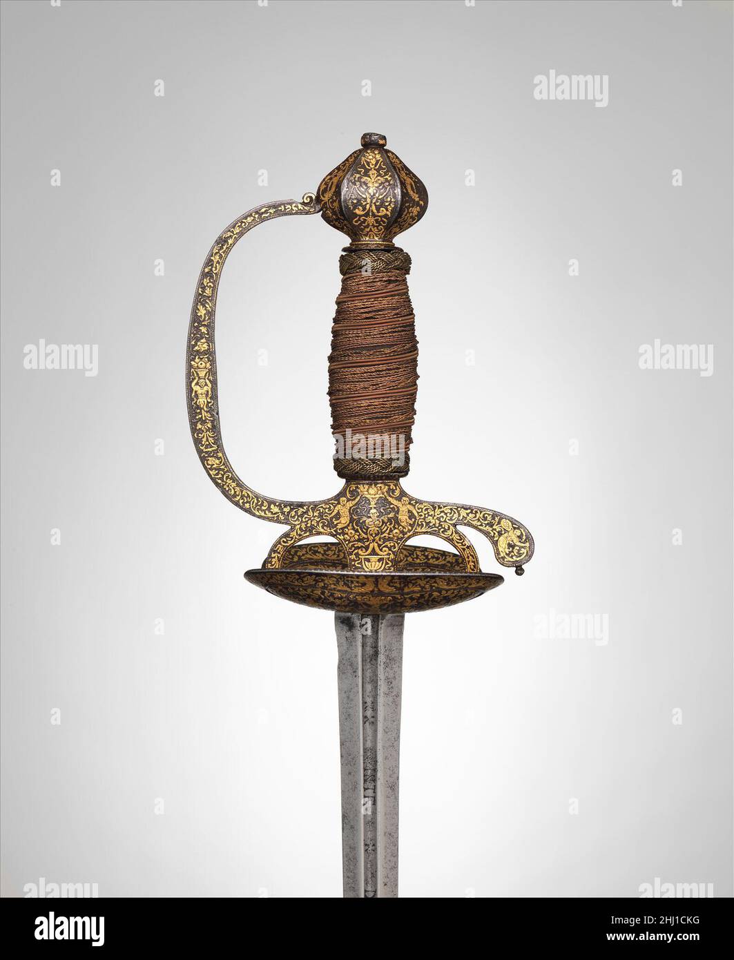 Spada di mallo ca. 1650–60 Francese, probabilmente Parigi mentre era ...