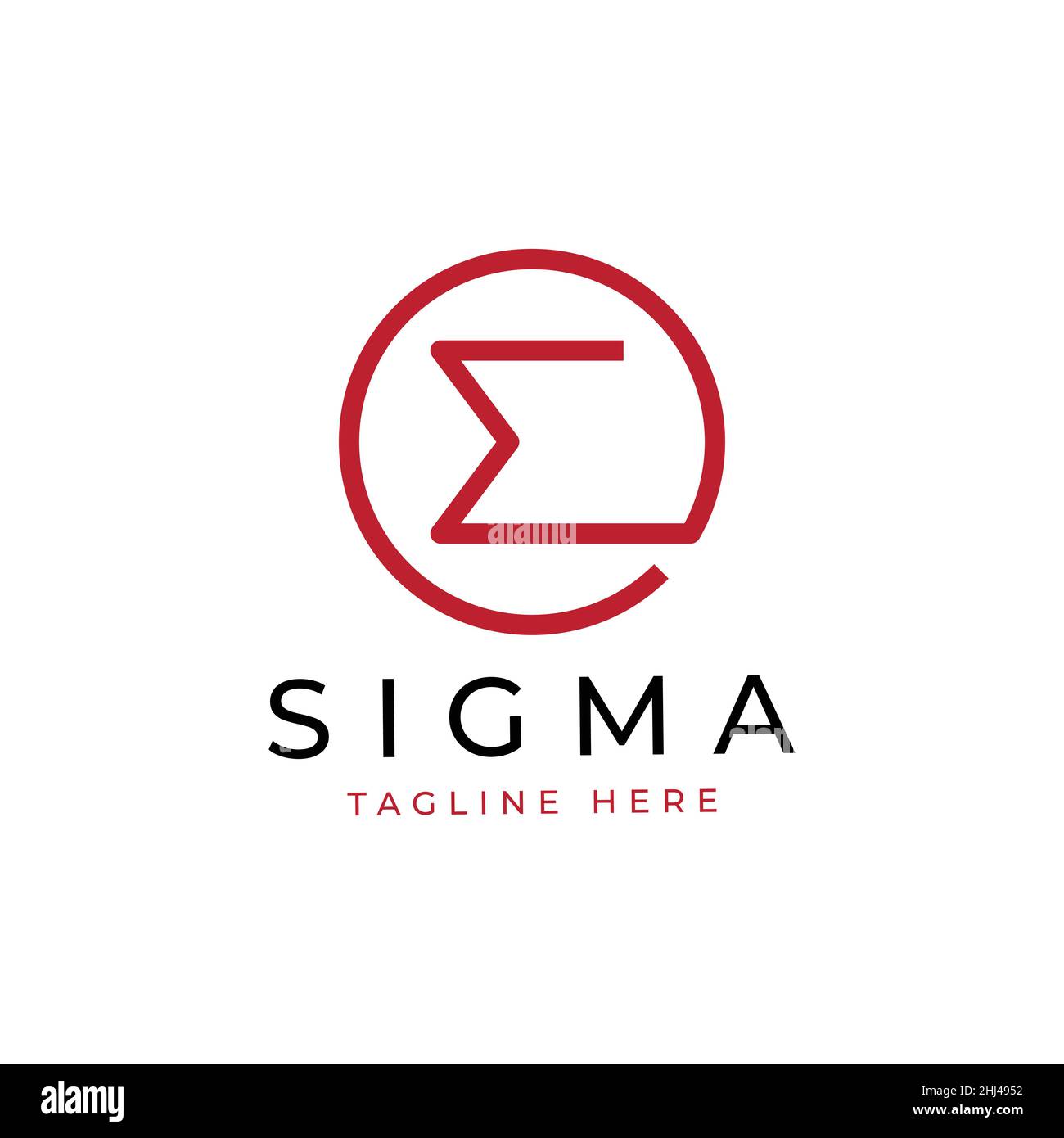 Símbolo sigma Immagini Vettoriali Stock - Alamy