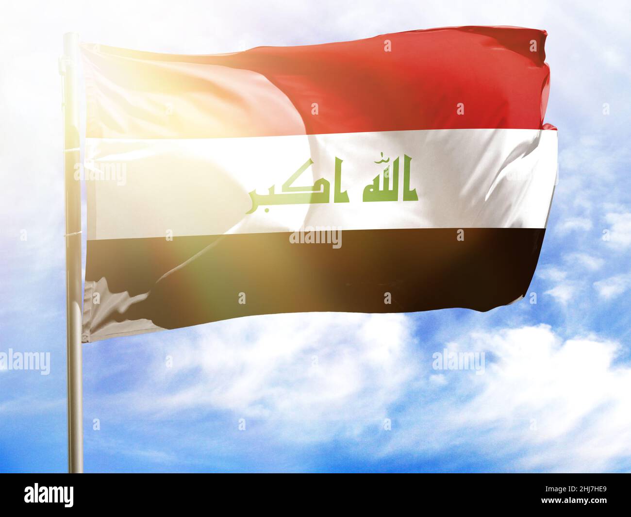 Sventolando bandiera iraqi immagini e fotografie stock ad alta ...