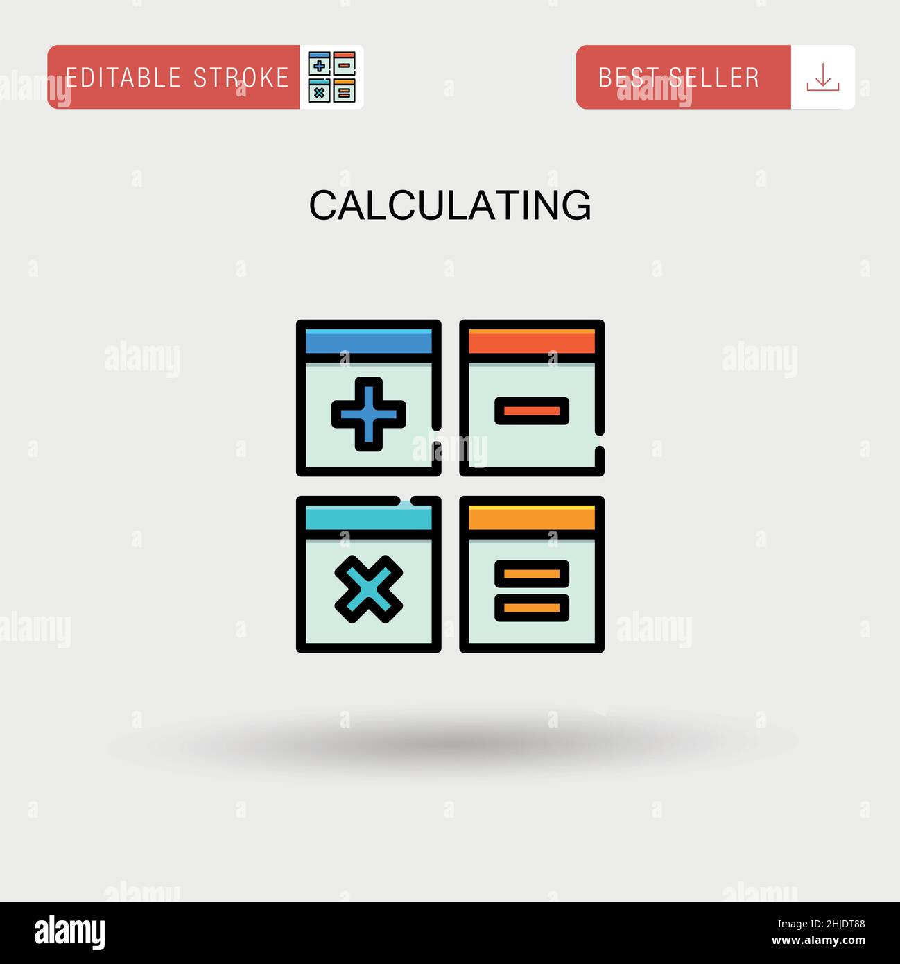 Tax calculator Immagini Vettoriali Stock - Alamy