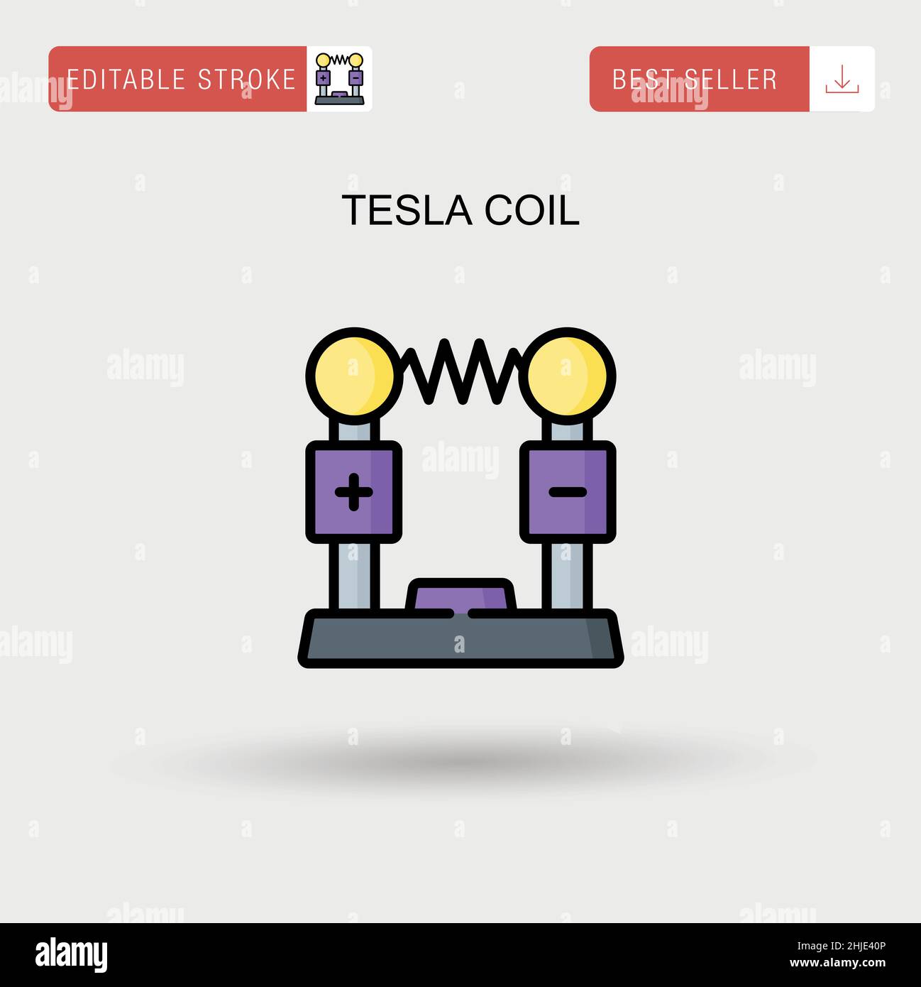 Nikola tesla experiment Immagini Vettoriali Stock - Alamy
